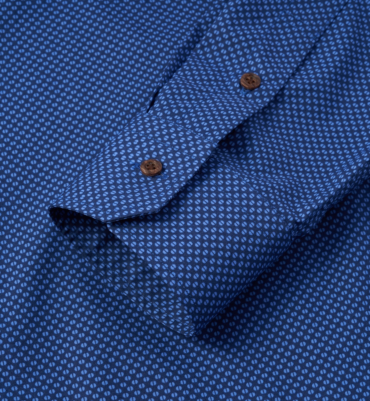 Blue Pattern Shirt（ブルー） | 税込¥5,400からのオーダーシャツKEI（ケイ）