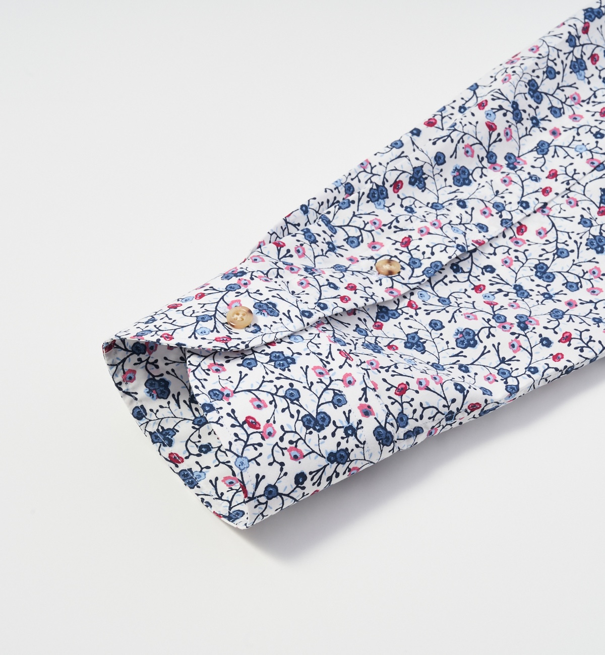 Genuine Italian Shirt（ブルー×レッド×ホワイト） | 税込¥5,400からのオーダーシャツKEI（ケイ）